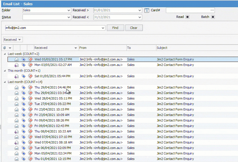 Quick tips to maximise Jim2 email integration | Jim2
